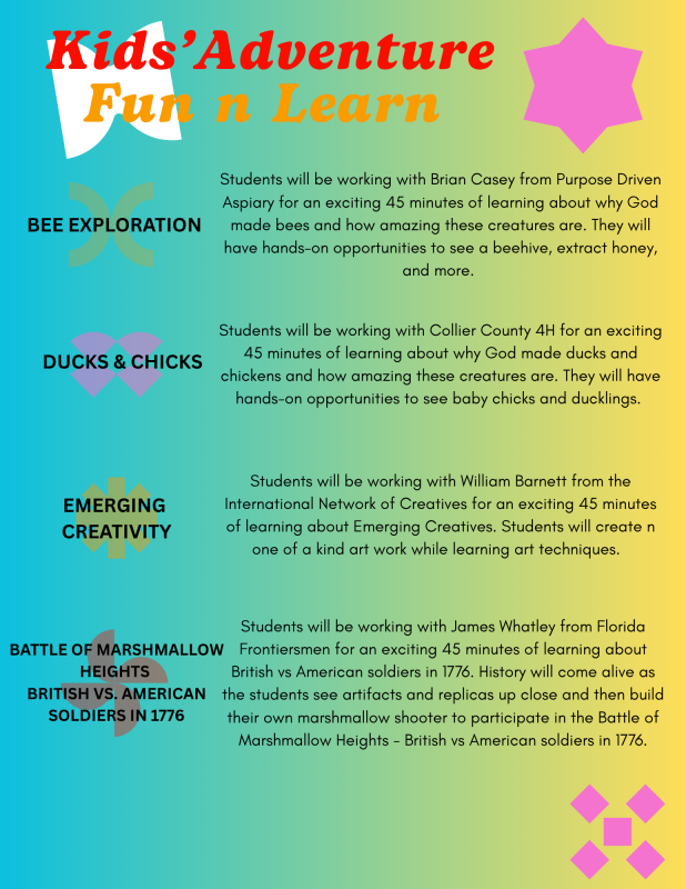 KIDS' ADVENTURE FUN N LEARN CORNER